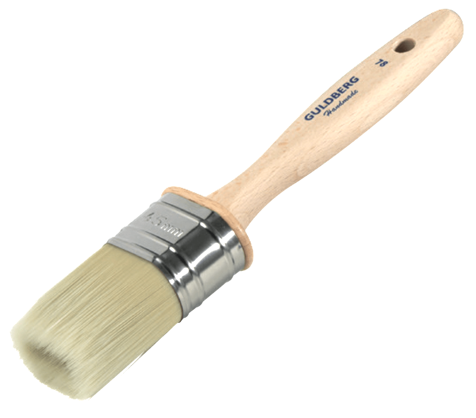 Handmade Natural Bristle Oval Paintbrush - 1-3/4" – Craftsman Supply